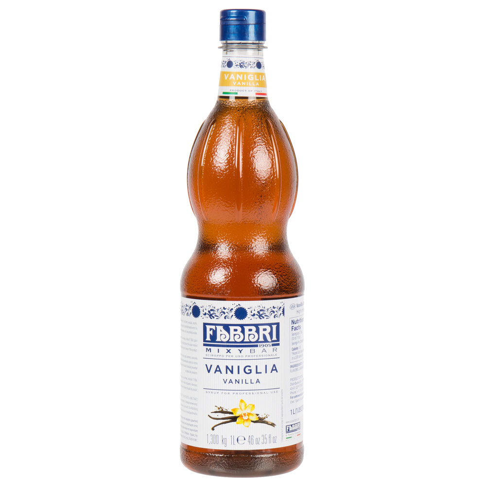 Fabbri 1 Liter Vanilla Mixybar Syrup