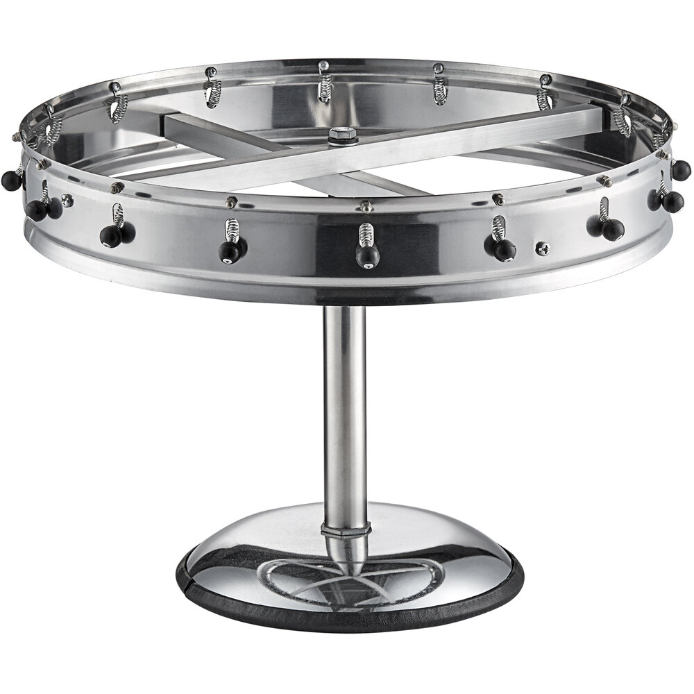Choice 18" Stainless Steel 16 Clip with Pedestal Base Portable Order ...