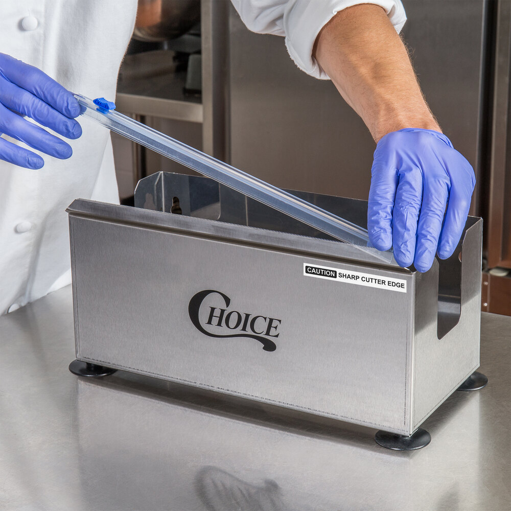 Choice 12" Stainless Steel Film and Foil Dispenser and Cutter