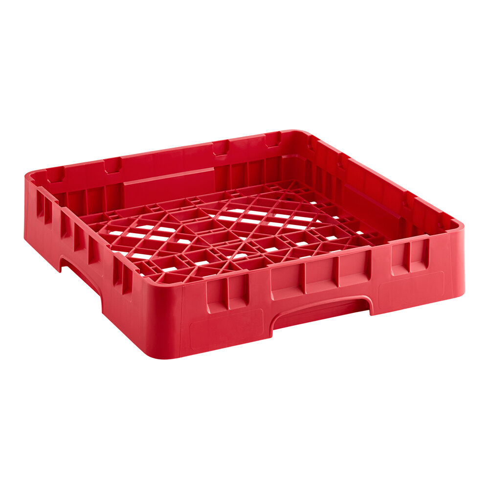Cambro BR258163 Red Camrack Full Size Base Rack with Closed Sides