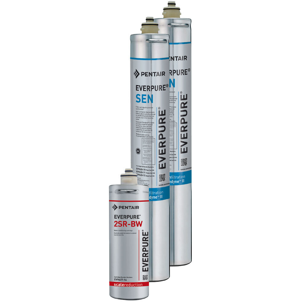Everpure EV9628-80 Twin SC Endurance Filter Cartridge Kit, 0.5 Micron ...