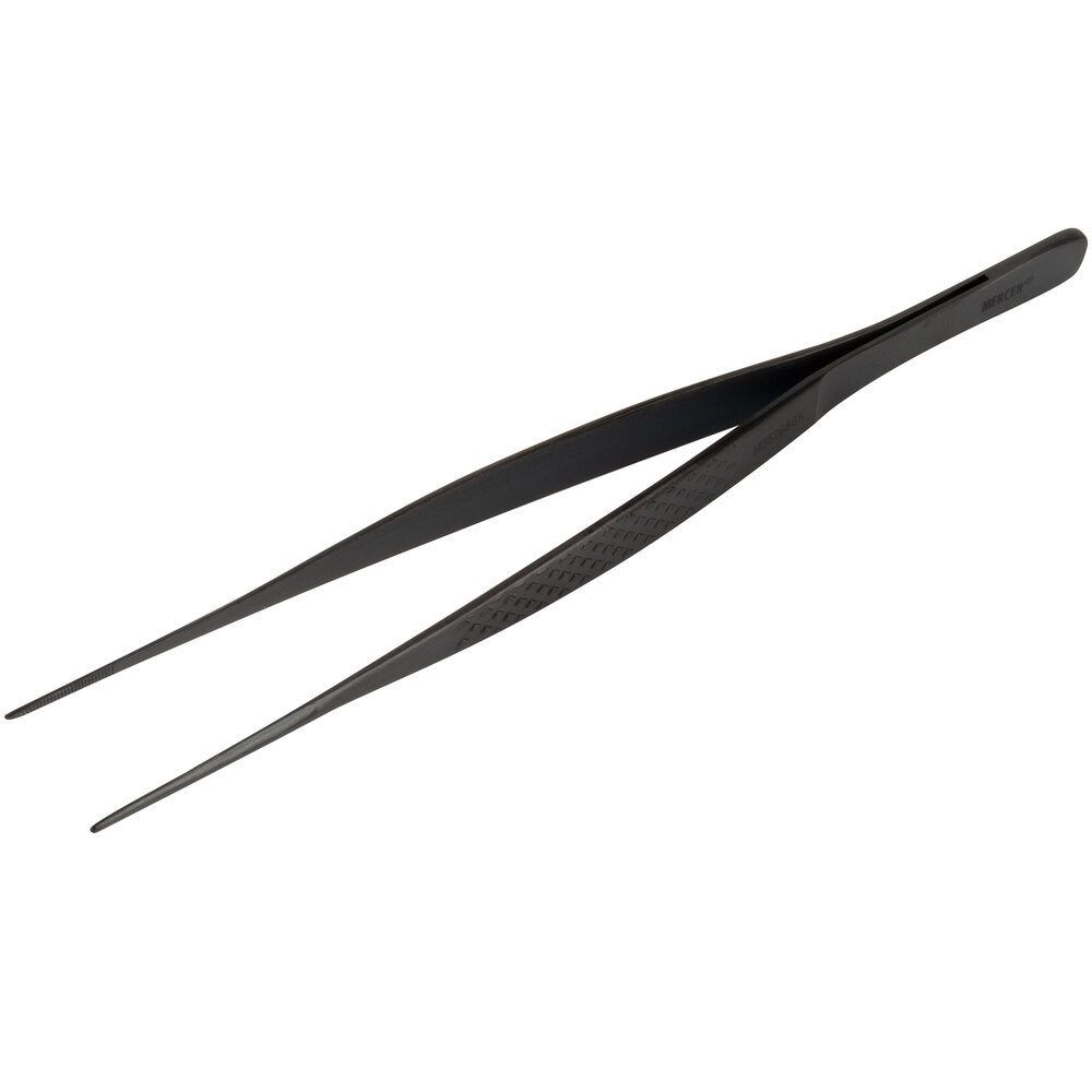 Mercer Culinary M35245BK Precision Plus 6 1/8" Black Fine Point ...