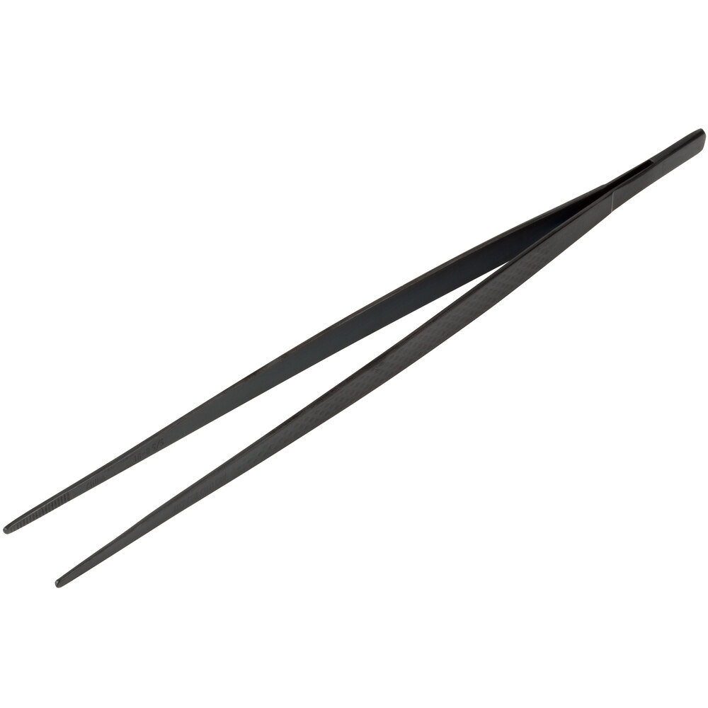 Mercer Culinary M35230BK Precision Plus 9 3/8" Black Straight Tip ...