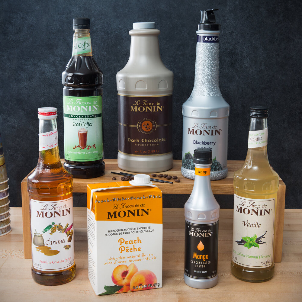 Monin Mint Concentrated Flavor (375 mL) - WebstaurantStore