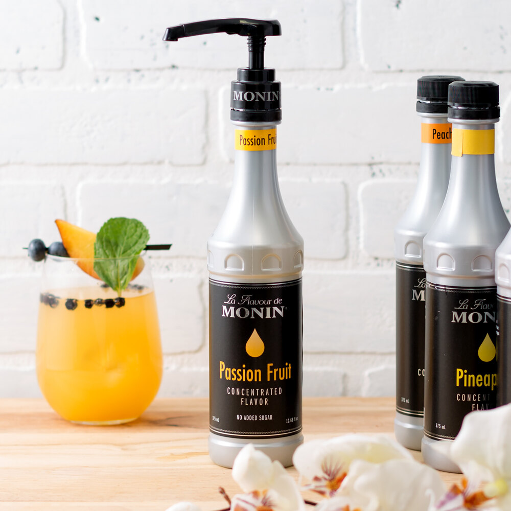 Monin Passion Fruit Concentrated Flavor 375 mL