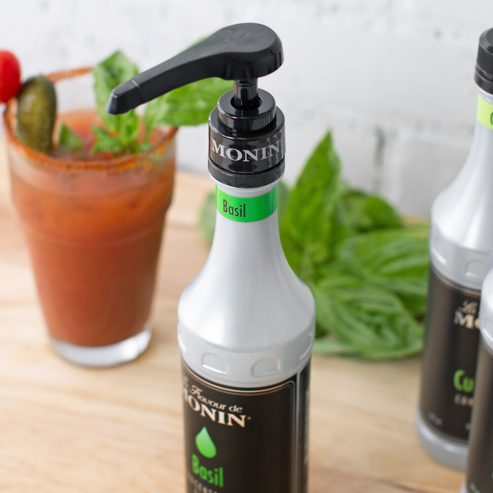 Monin Basil Concentrated Flavor 375 mL