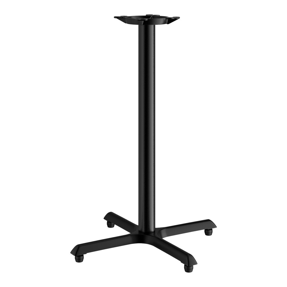 Lancaster Table & Seating Cast Iron 30" x 30" Black 3" Bar Height ...