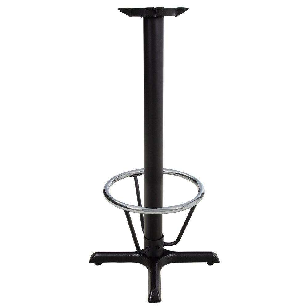 Lancaster Table & Seating Cast Iron 22" x 22" Black 3" Bar Height ...