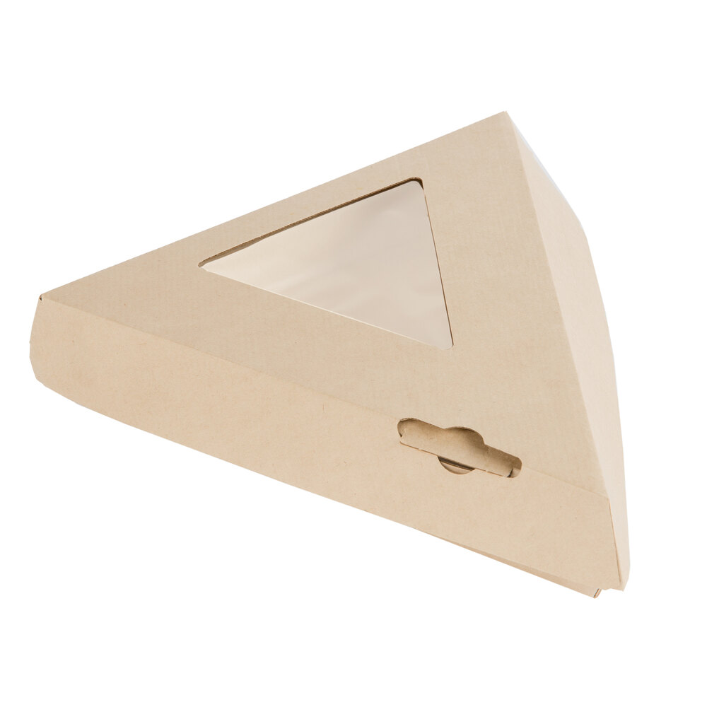 Bagcraft NFN-F808RQVTWF Eco-Flute 9" x 8" x 2" Corrugated Clamshell ...