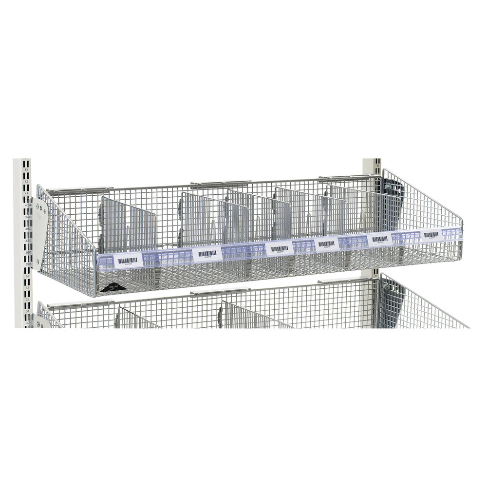 Metro QB36LHC 36" x 1 1/4" Clear Label Holder
