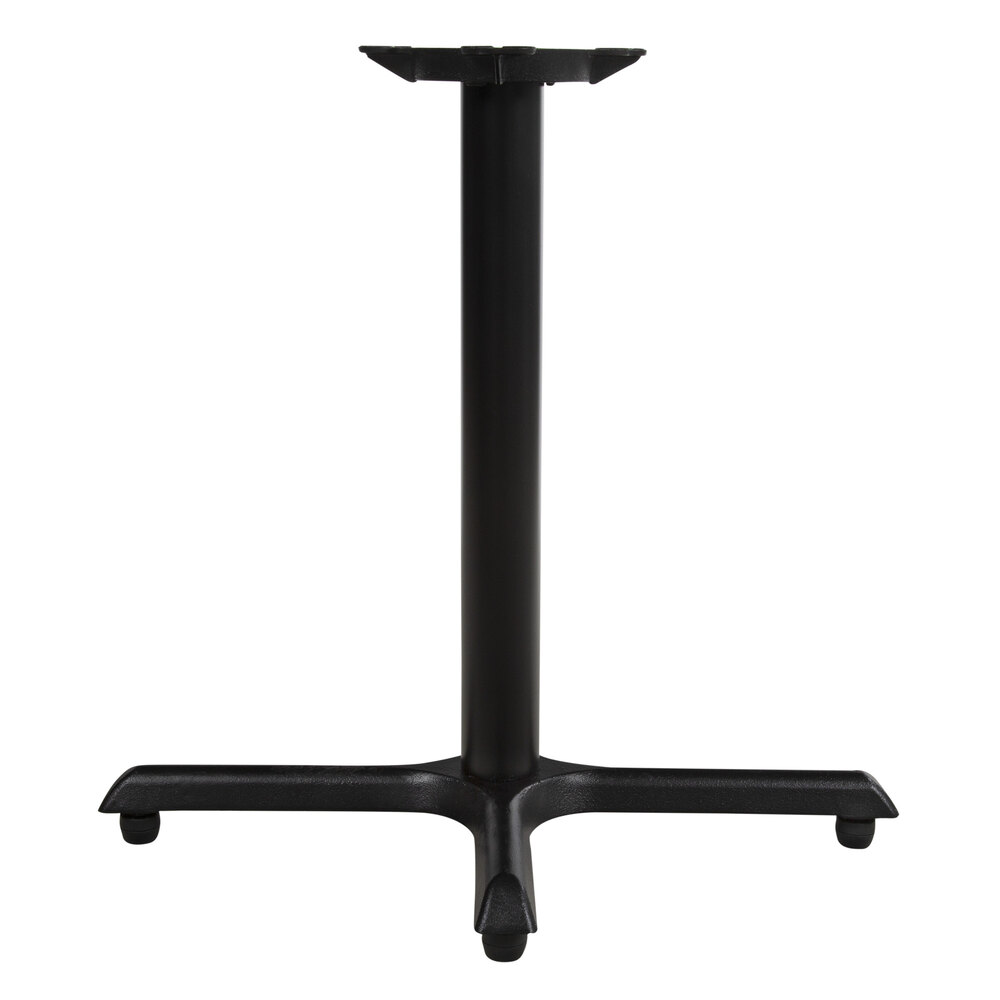 Lancaster Table & Seating Cast Iron 22" x 30" Black 3" Standard Height ...