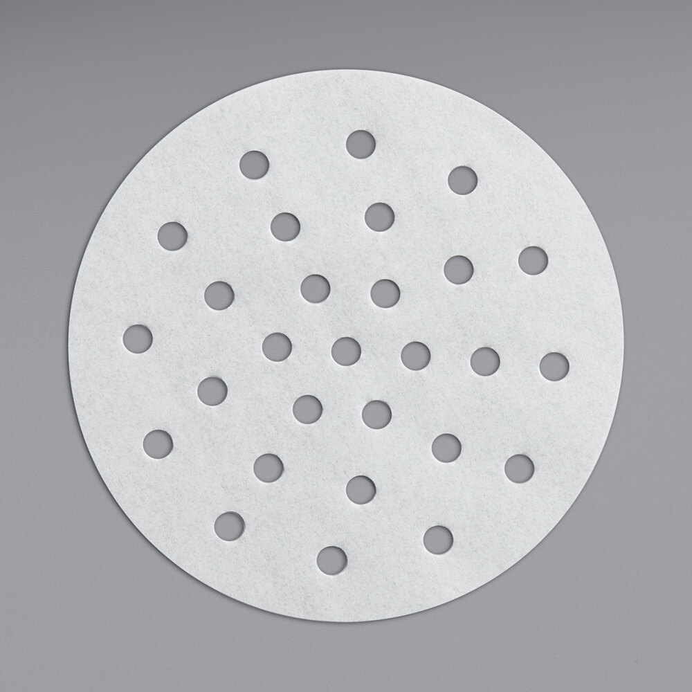 Choice 5" Perforated Round Patty Paper - 5,000/Case