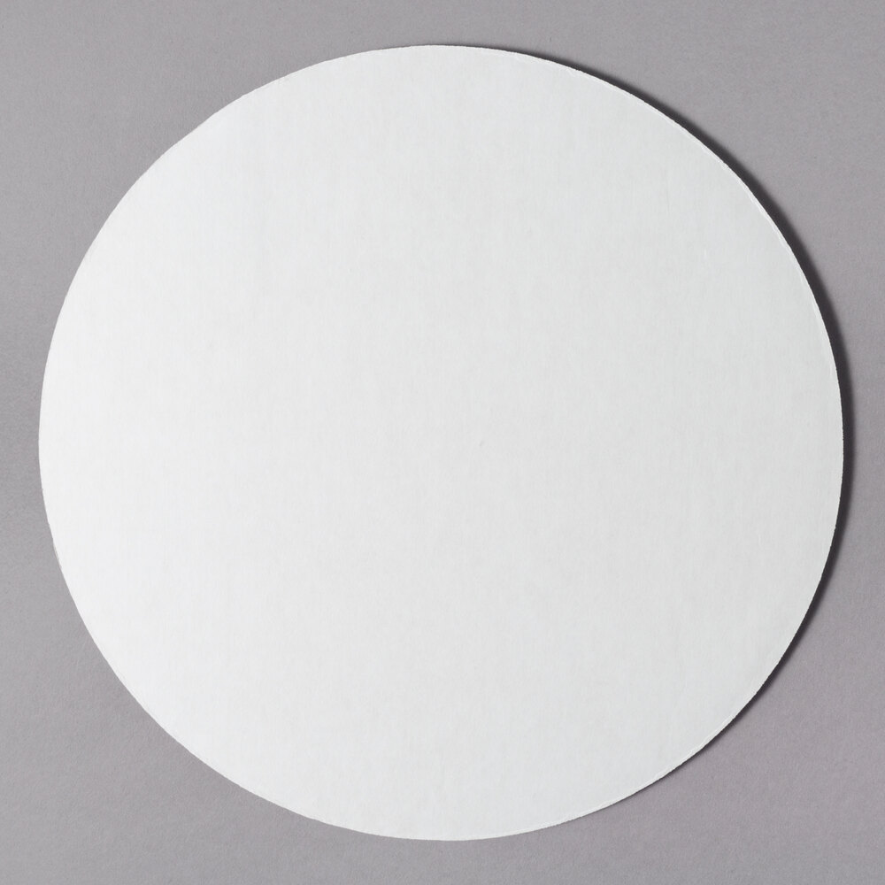 9" White Corrugated Cake Circle
