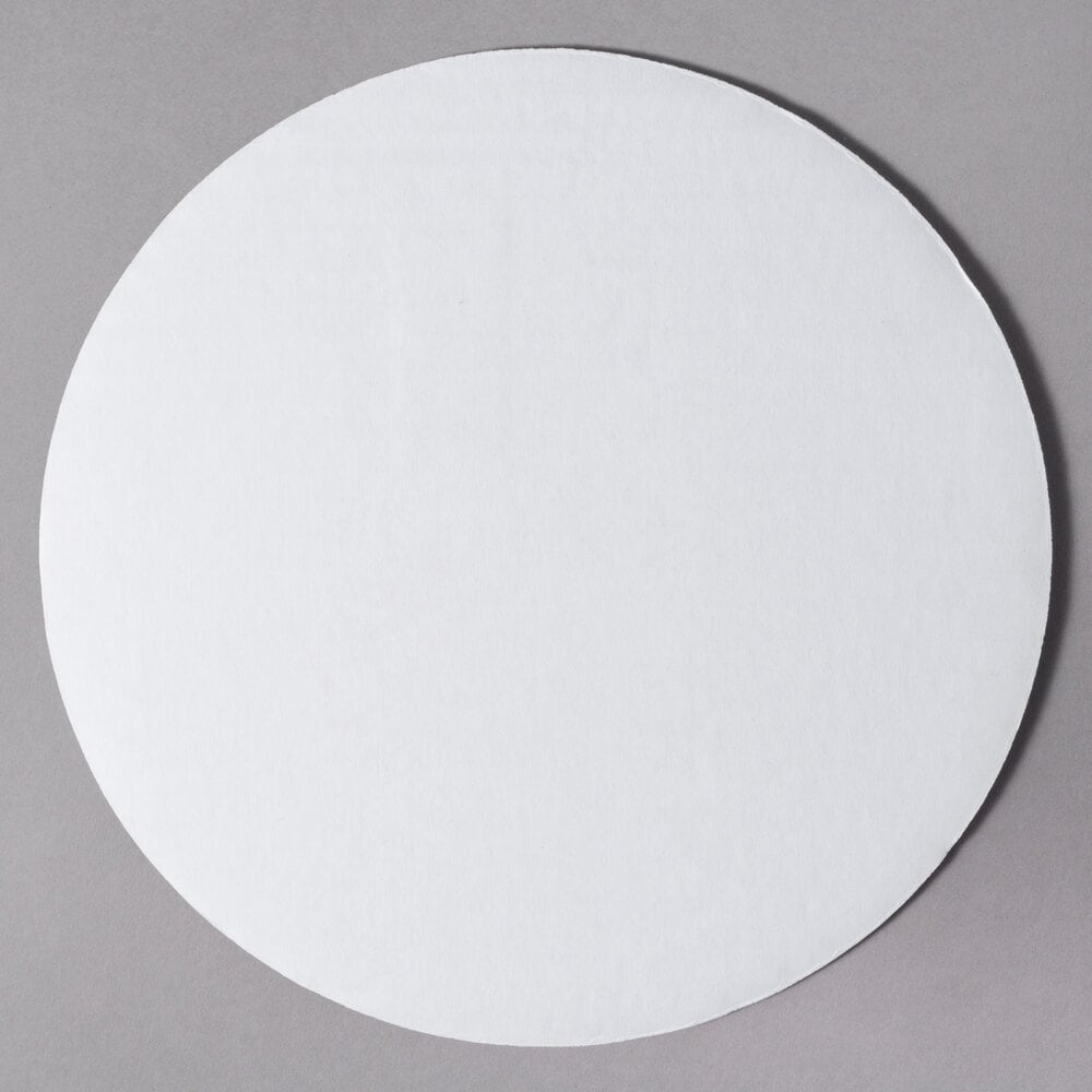 10" White Corrugated Cake Circle