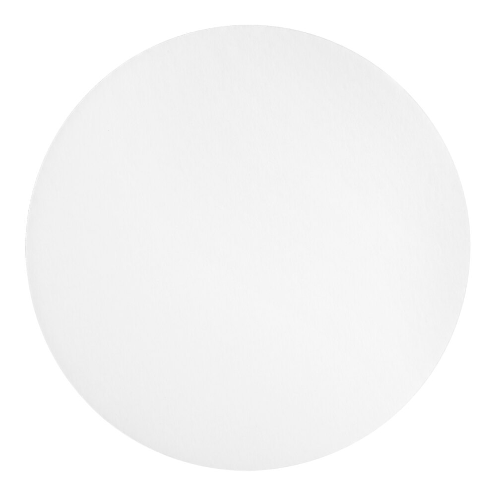 18" White Corrugated Cake Circle - 25/Pack