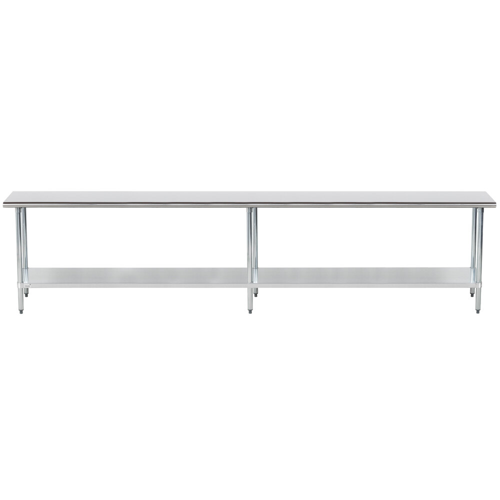 Advance Tabco Work Table With Shelf | WebstaurantStore