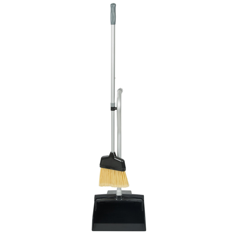 Unger EDTBG SmartColor Ergo Angled Broom with Telescopic 36"-46" Handle ...