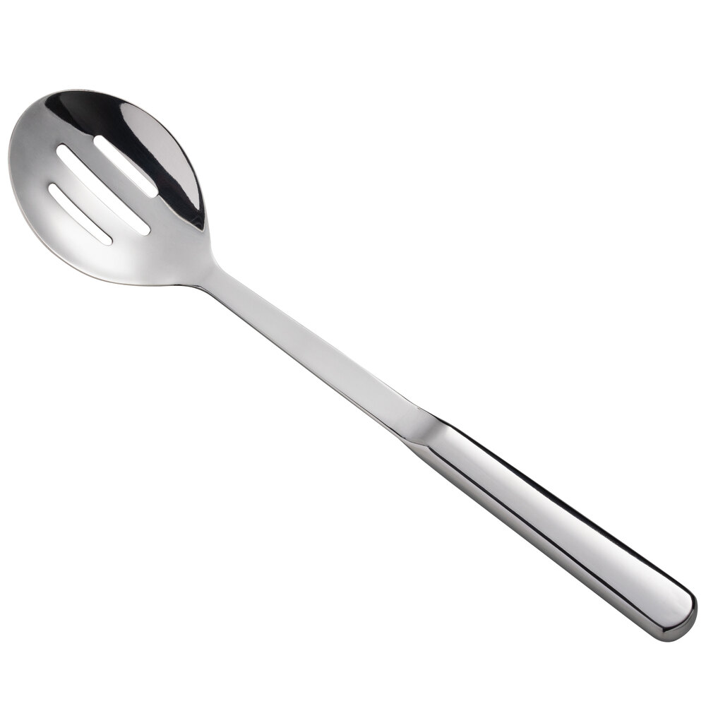 American Metalcraft SLP121 Belaire 12" Stainless Steel Slotted Spoon ...