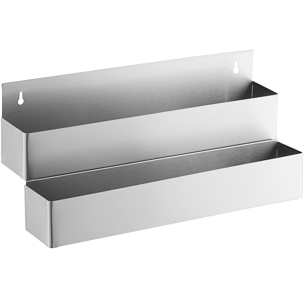 Steelton Stainless Steel Double Tier Speed Rail - 22"