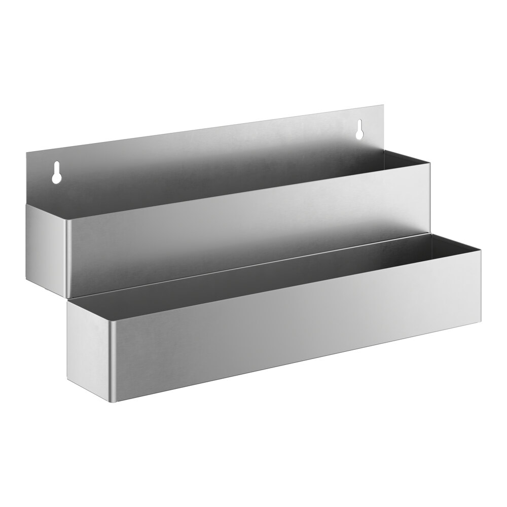Steelton Stainless Steel Double Tier Speed Rail - 22"