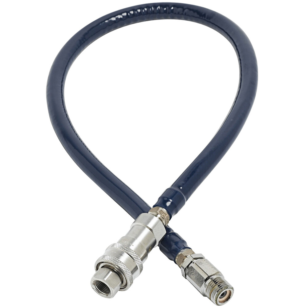 T&S HW-4C-60 Safe-T-Link 1/2" x 60" Water Appliance Hose Quick Disconnect