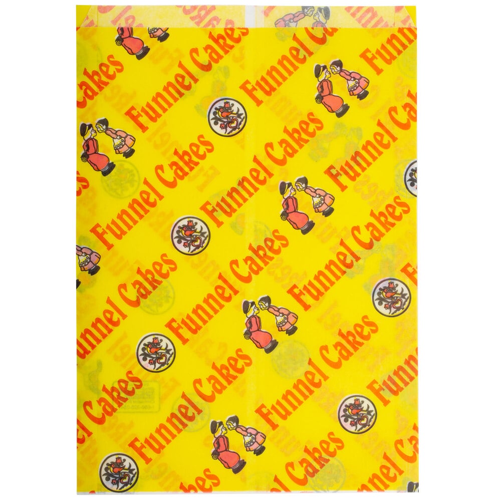 Funnel Cake Bags (w/ Funnel Cake Design) - 1000/Case