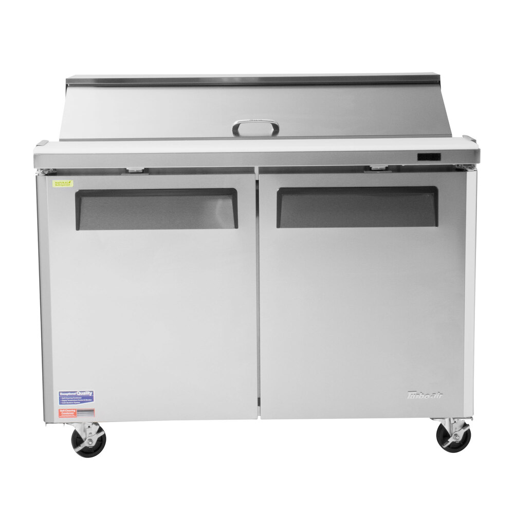 Turbo Air MST-48-18-N M3 Series 48" 2 Door Mega Top Stainless Steel ...