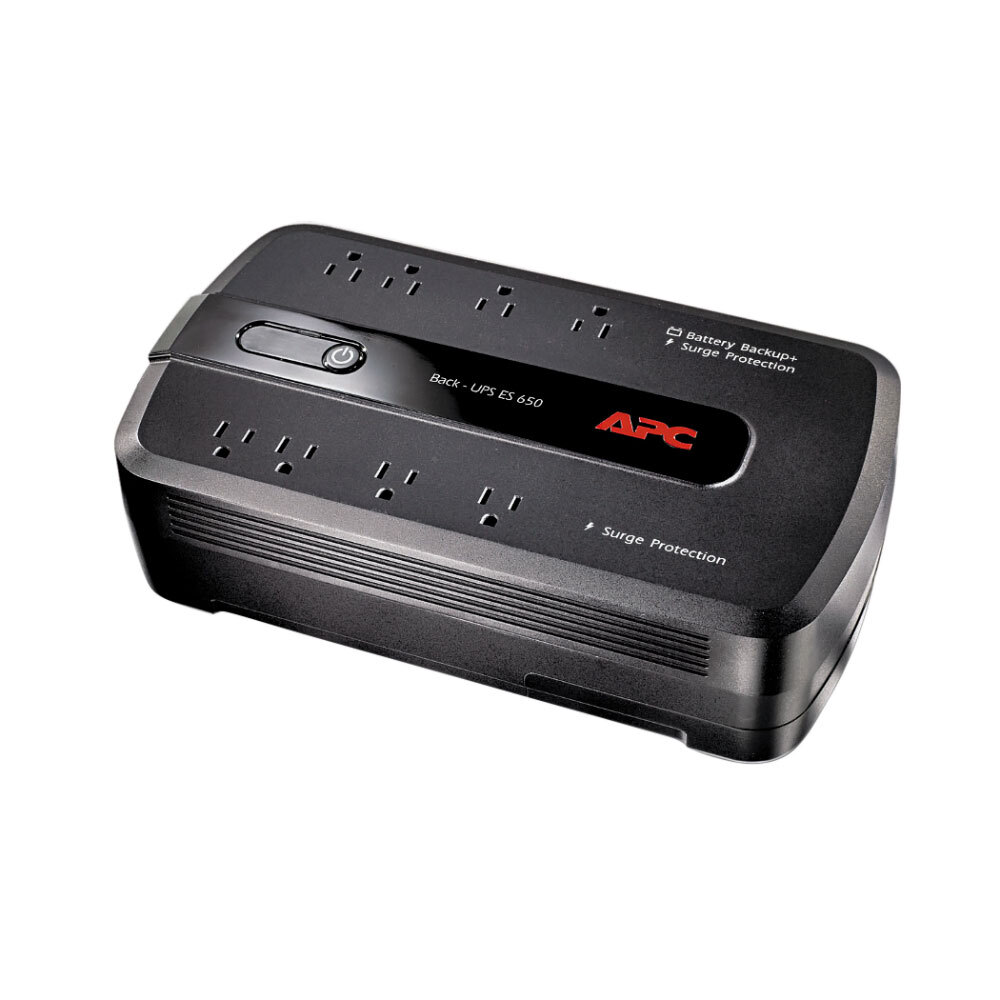 APC BE650G1 8 Outlet UPS System, 365 Joules