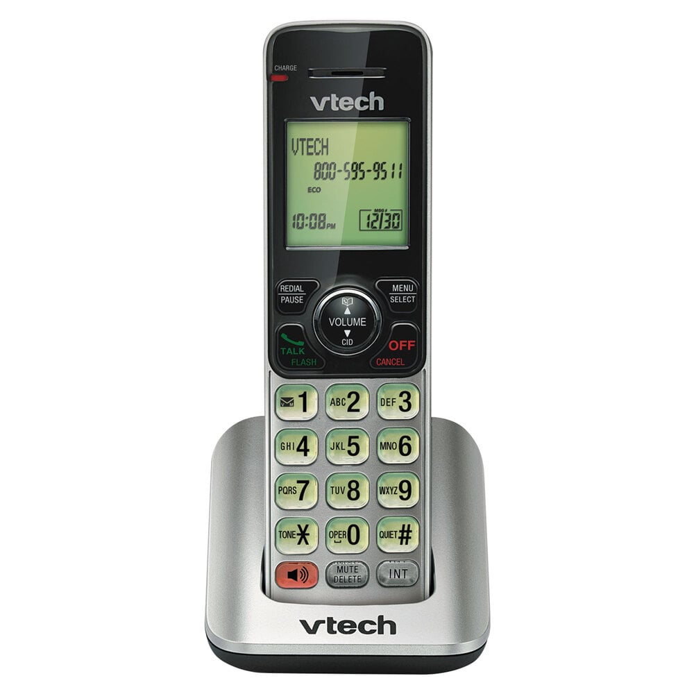 Vtech CS6609 Black / Silver Cordless Handset for CS6619, CS6629, CS6648 ...