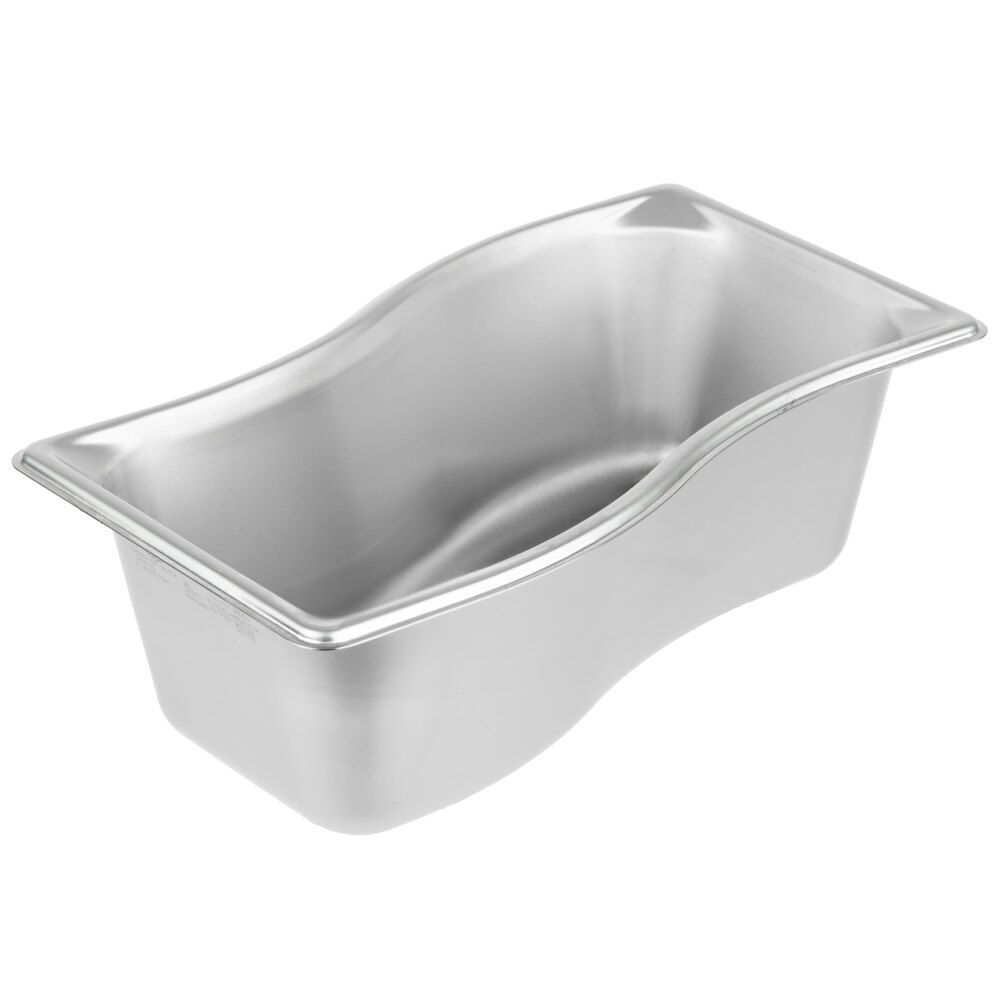 Vollrath 3100341 Super Pan 1/3 Size Inner 4" Deep Super Shape Stainless ...