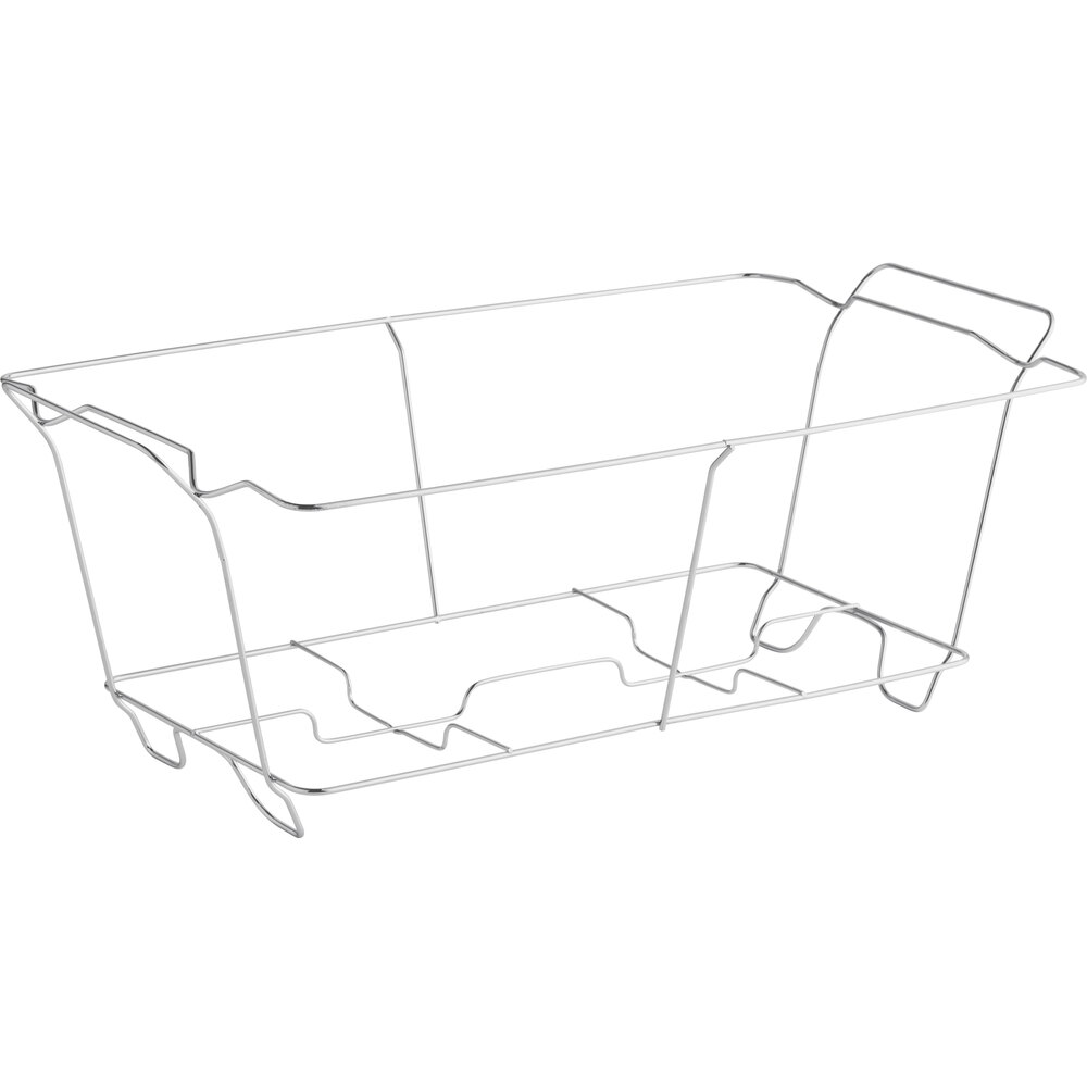 Choice Chrome Wire Chafer Stand for Full Size Disposable Pans
