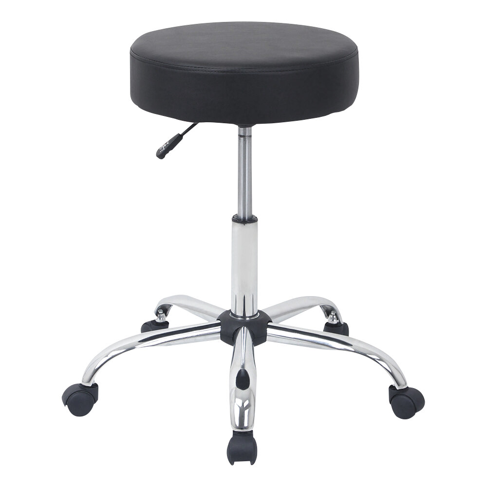 Alera ALEUS4716 Black Adjustable Height Lab Stool