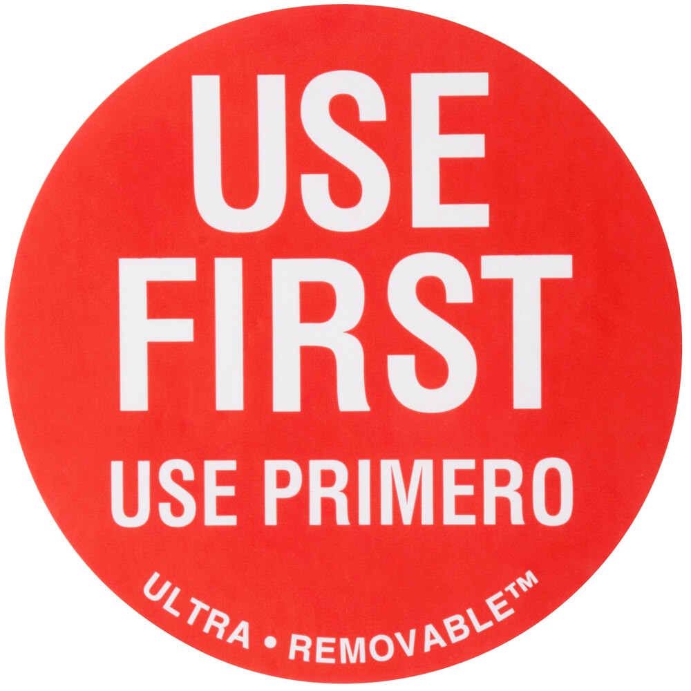 National Checking Company UF4911 3" Use First Ultra Removable Label ...