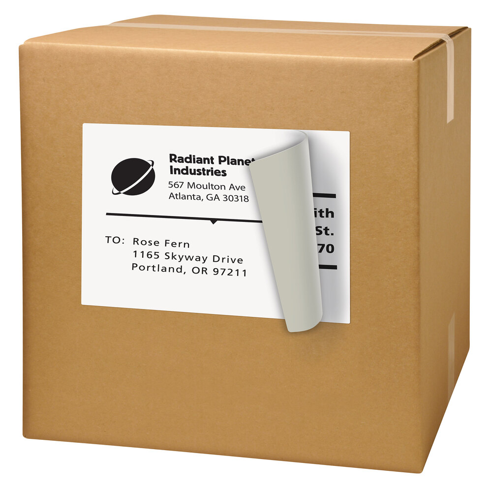 Avery® 91201 11" x 8 1/2" White Full-Sheet Shipping Labels with ...