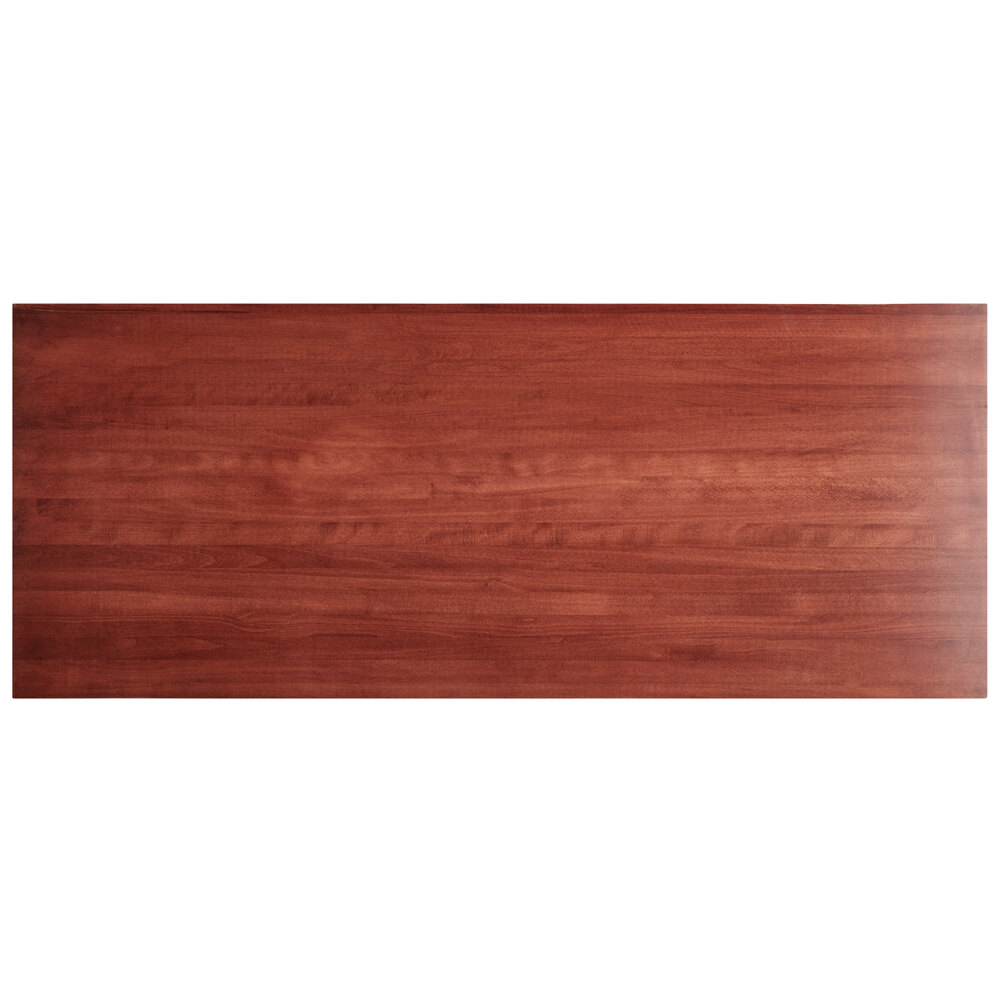 Lancaster Table & Seating Industrial 30" x 72" Solid Wood Live Edge ...