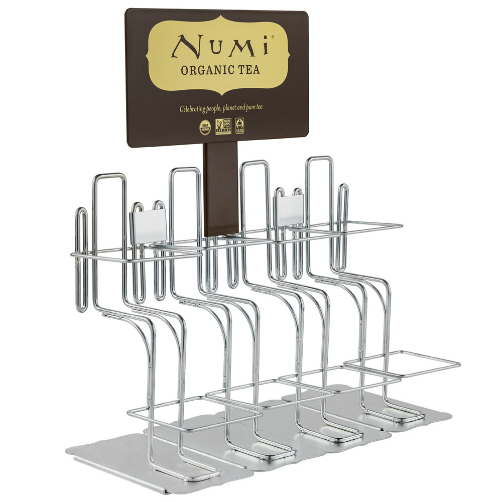Numi 4 Over 4 Tea Display Rack / Merchandiser