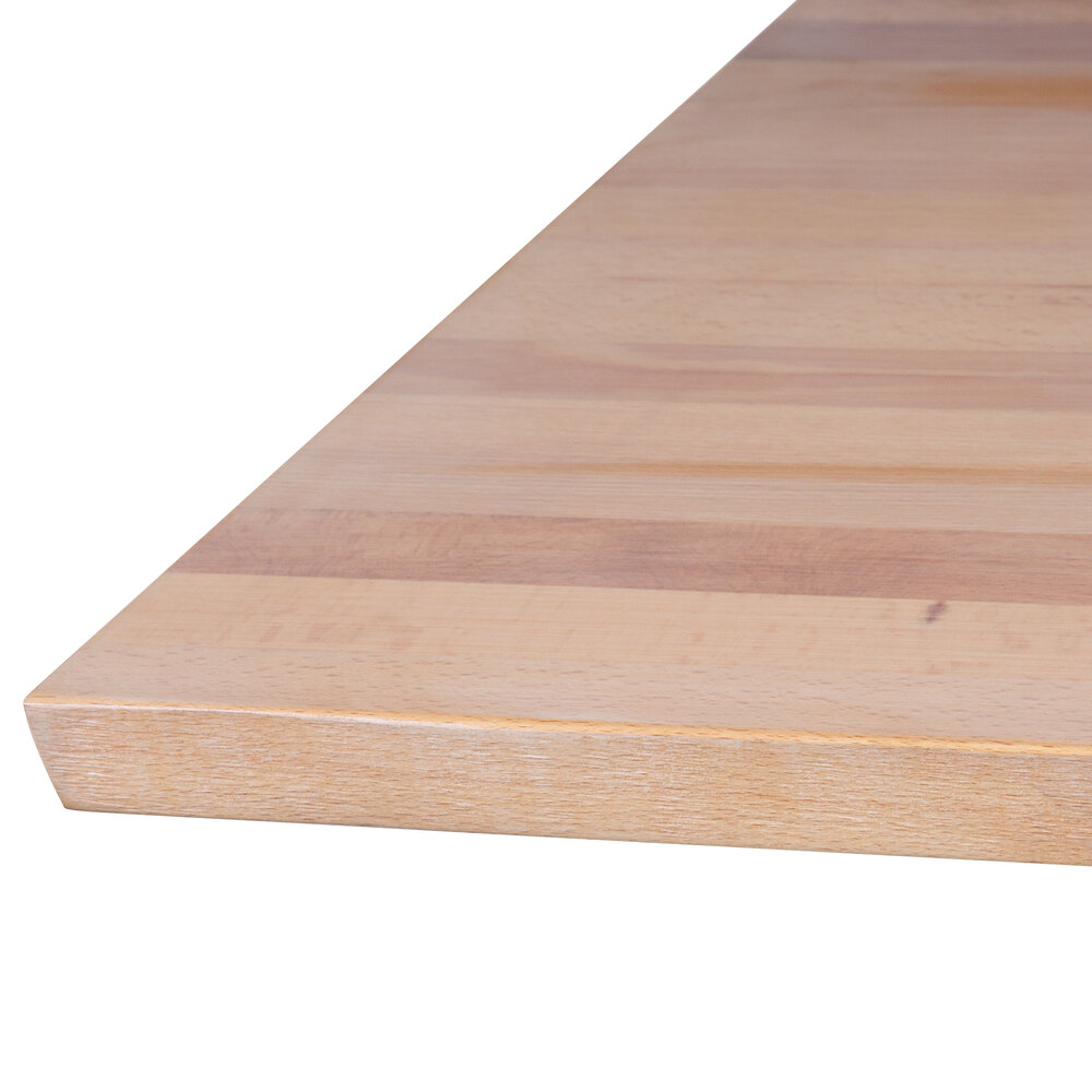 Lancaster Table & Seating 24" Square Solid Wood Live Edge Bar Height ...