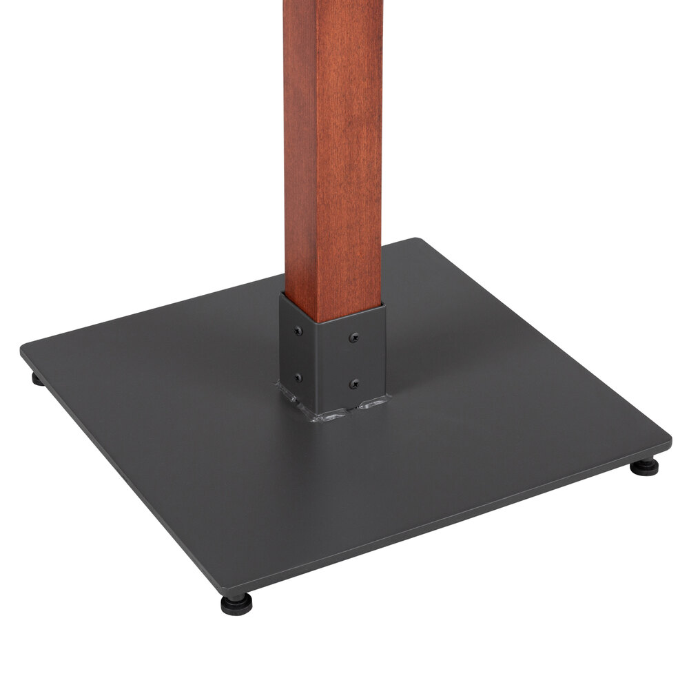 Lancaster Table & Seating Mahogany Industrial Wooden Dining Height ...