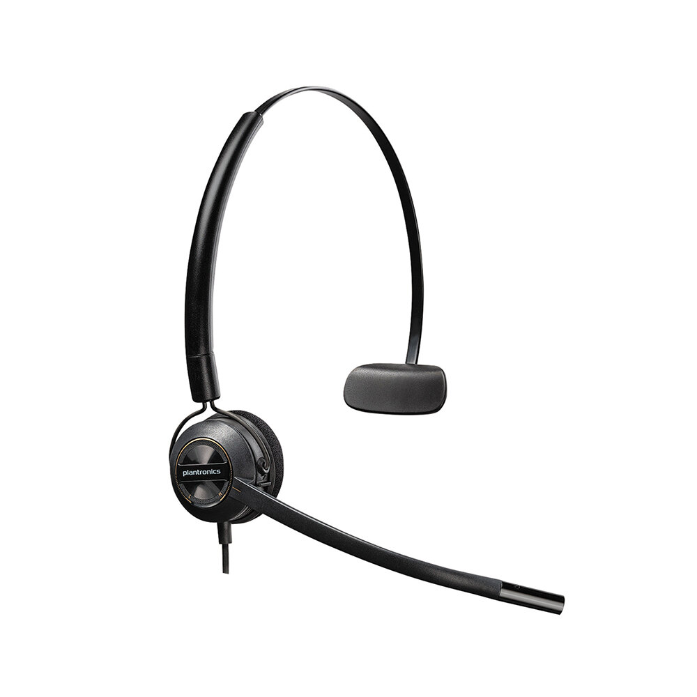 Plantronics HW540 EncorePro Black Monaural Convertible Wideband Noise ...
