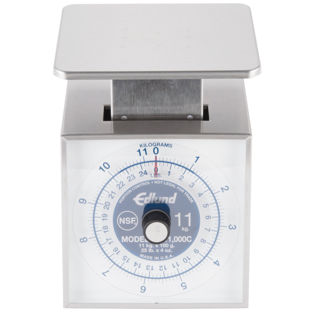 Edlund SR-11000 C Premier Series 25 lb. / 11 kg Portion Scale with 6" x ...