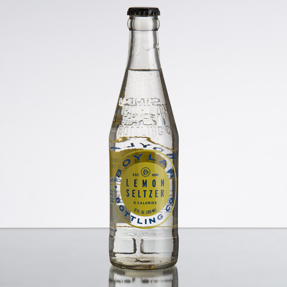 Boylan Bottling Co. 12 fl. oz. Lemon Seltzer 4-Pack - 6/Case