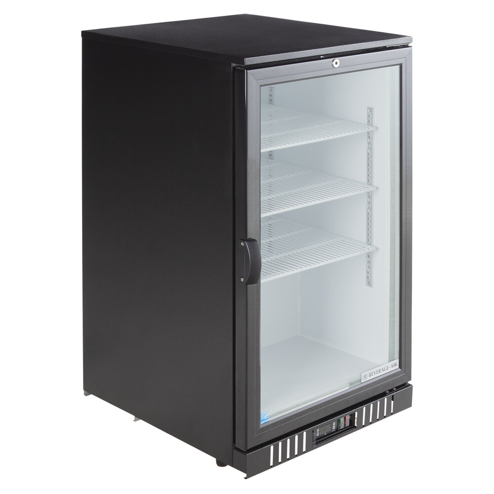 Beverage-Air CT96HC-1-B 21" Black Countertop Display Refrigerator with ...