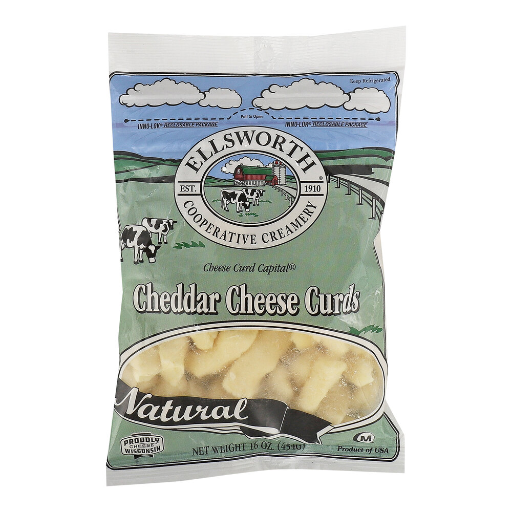 Ellsworth Cooperative Creamery Natural White Cheddar Cheese Curds 16 oz ...