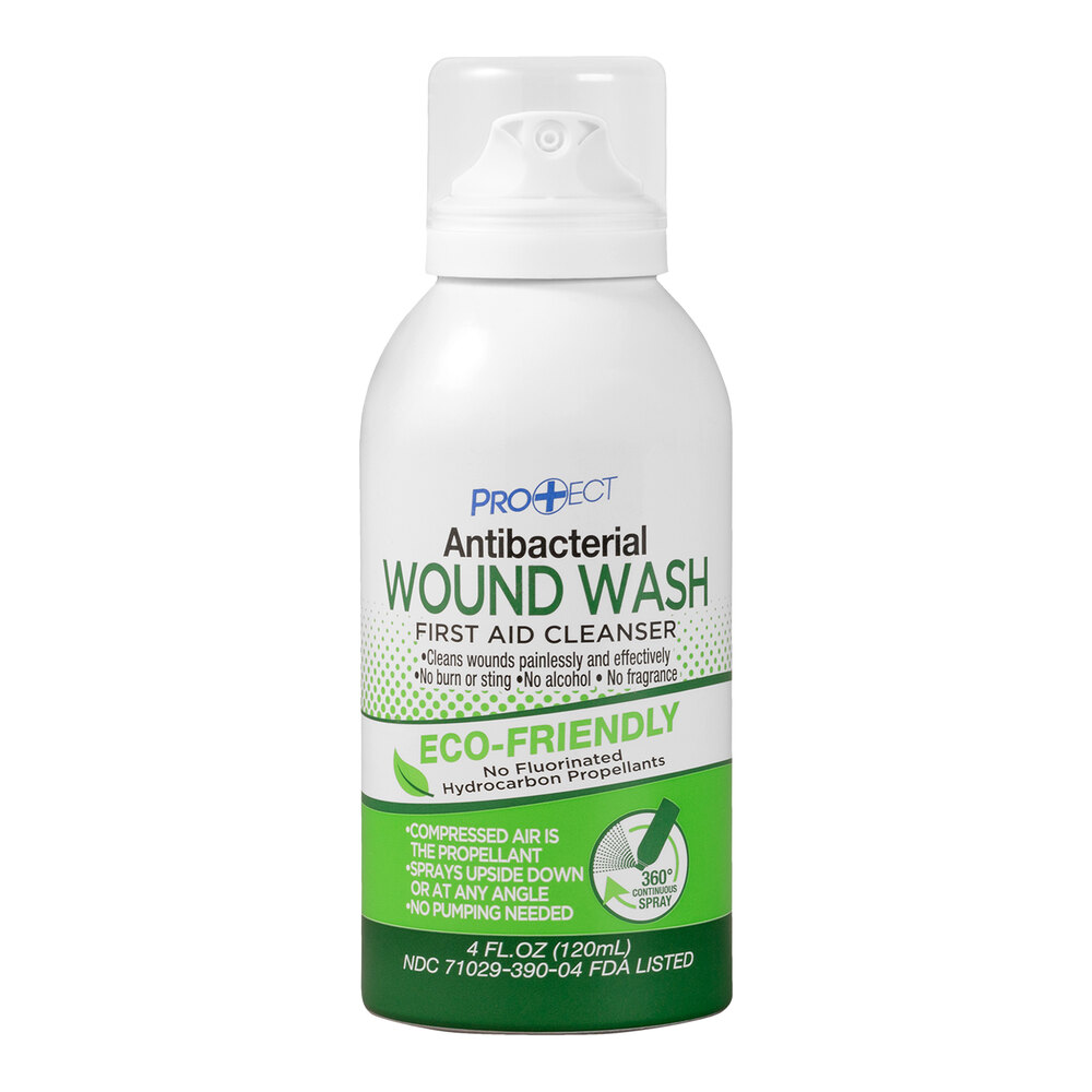 Protect 4 oz. Antibacterial Wound Wash Continuous Spray