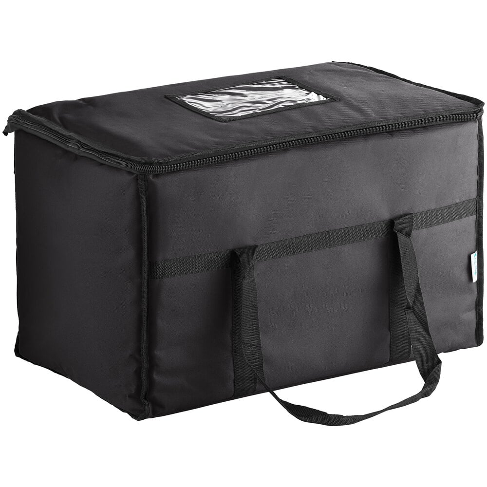 Choice Insulated Food Delivery Bag - Black Nylon