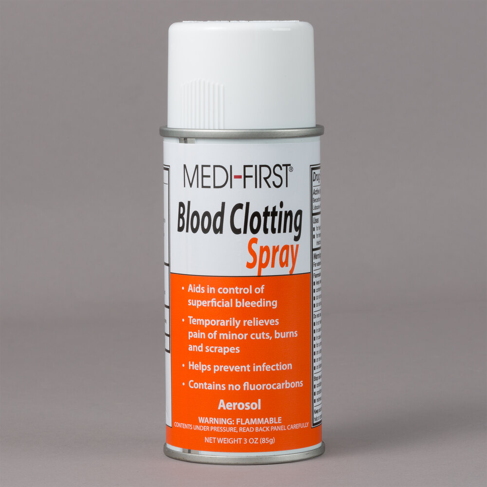 Medi-First 22617 3 oz. Blood Clotting Spray