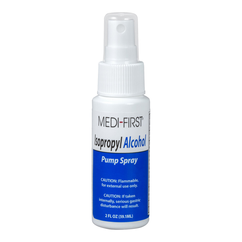 Medi-First 26802 Isopropyl Alcohol 70% Spray Pump Bottle - 2 oz.