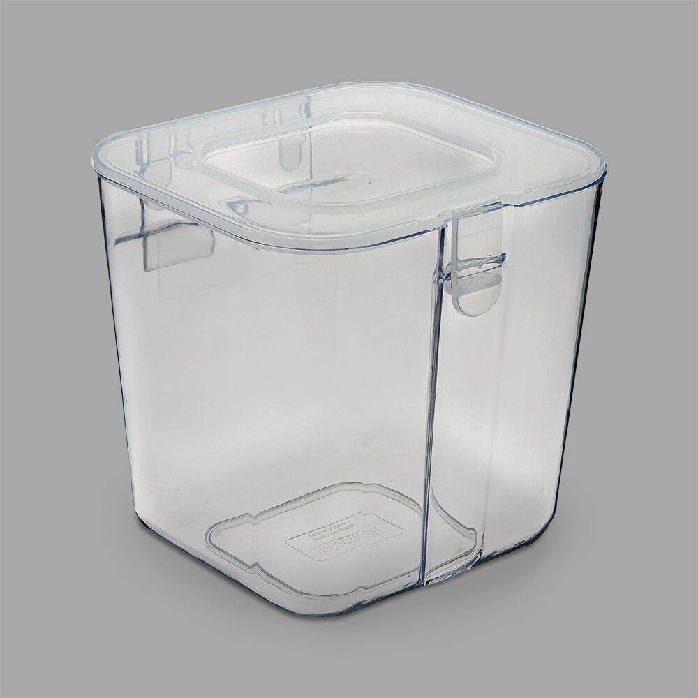 Deflecto 29101CR 4 3/8" x 4" x 4 3/8" Clear Small Stackable Caddy ...