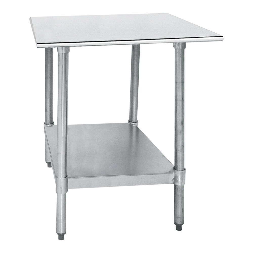 Advance Tabco TT-242-X 24" x 24" 18 Gauge Stainless Steel Work Table ...