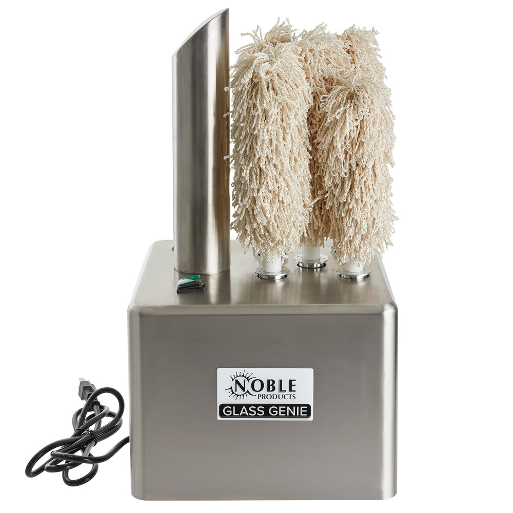 Noble Warewashing GP1250 Glass Genie Commercial Five Brush Electric ...